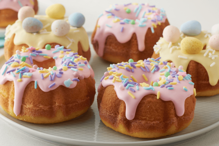 Mini Spring Bundt Cakes | Recipes | Betty Crocker